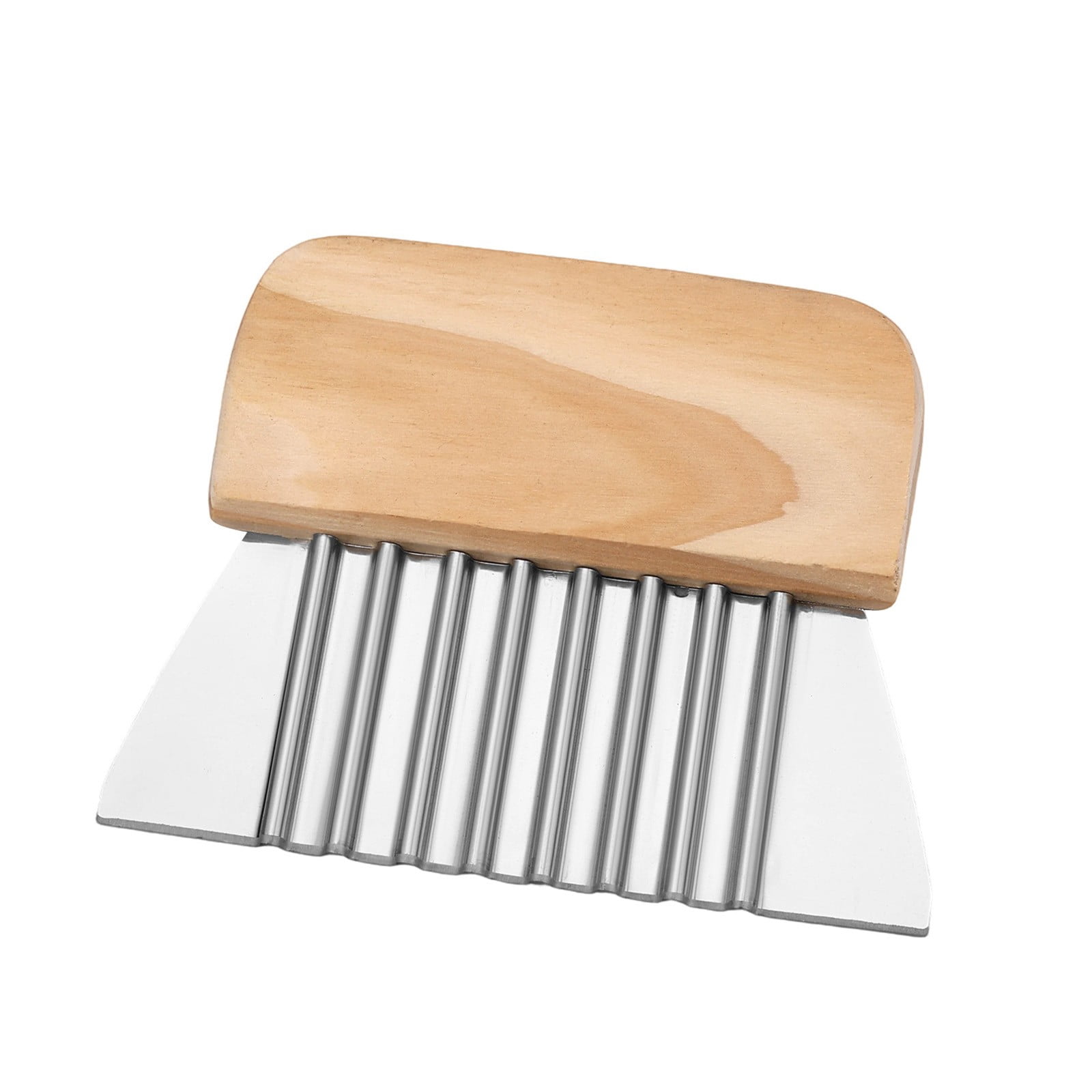 Crinkle Cutter French Fry Cutter,Heavy-Duty Crinkle Potato Slicer Wavy Chopper,5.12x3.94 inch ...