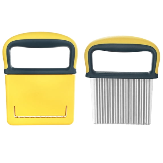 Crinkle Cutter Knife, Potatoes Crinkle Fry Cut and Vegetable Cutter for ...