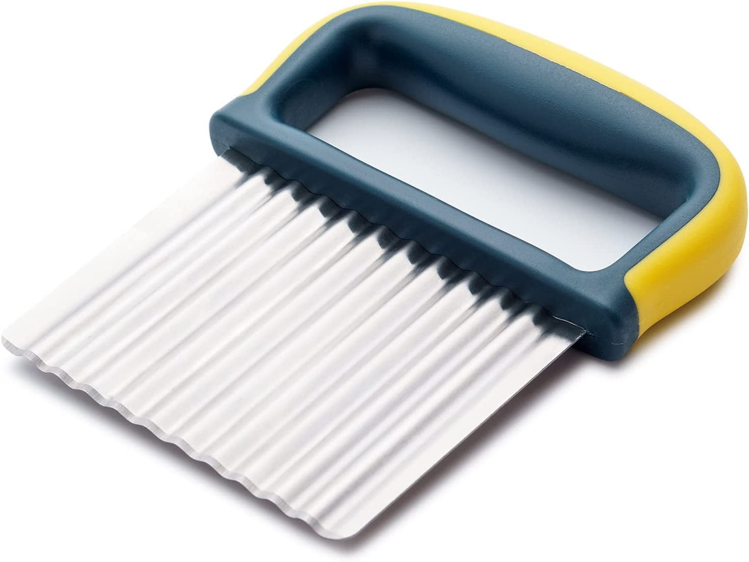 Crinkle Cutter Knife, Potatoes Crinkle Fry Cut and Vegetable Cutter for ...