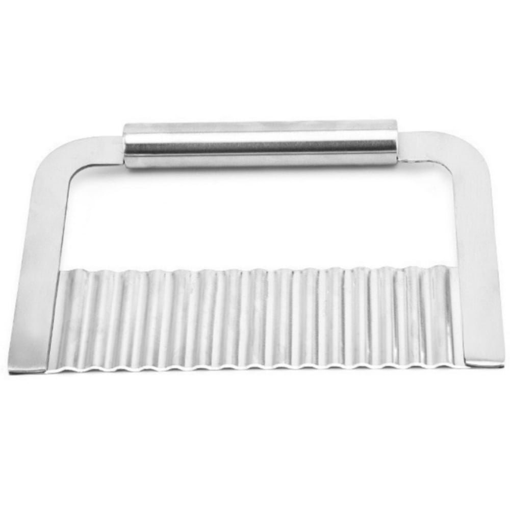 Crinkle Cutting Tool Serrator Salad Chopping Knife and Vegetable French ...