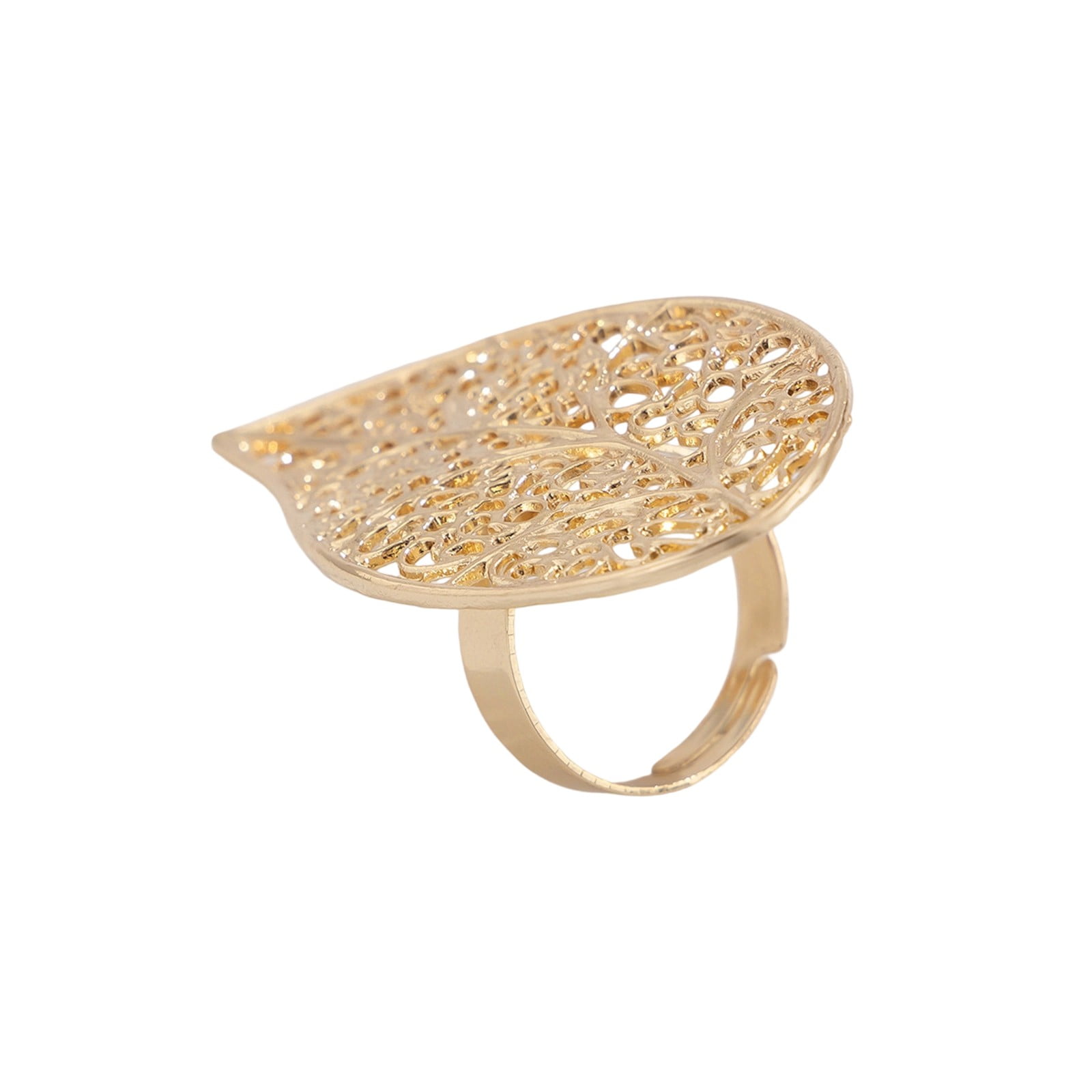 Crinkle Finger Rings Geometric Pearls Adjustable Opening Rings Eye Catching Finger Jewelry ...