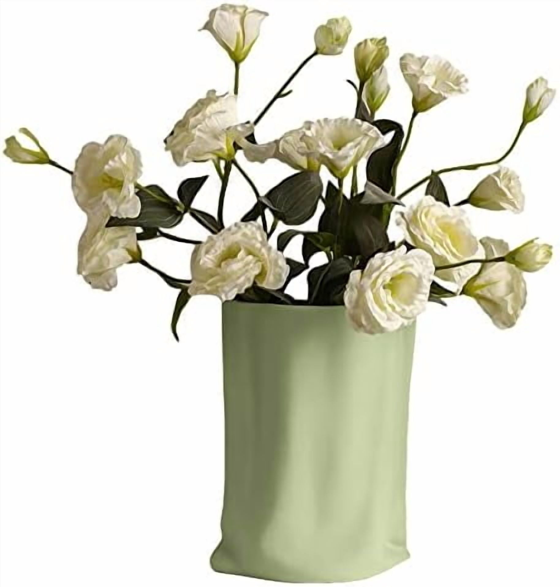 Crinkle Paper Bag Vase Ceramic Vase Modern Handmade, Creative Flower ...