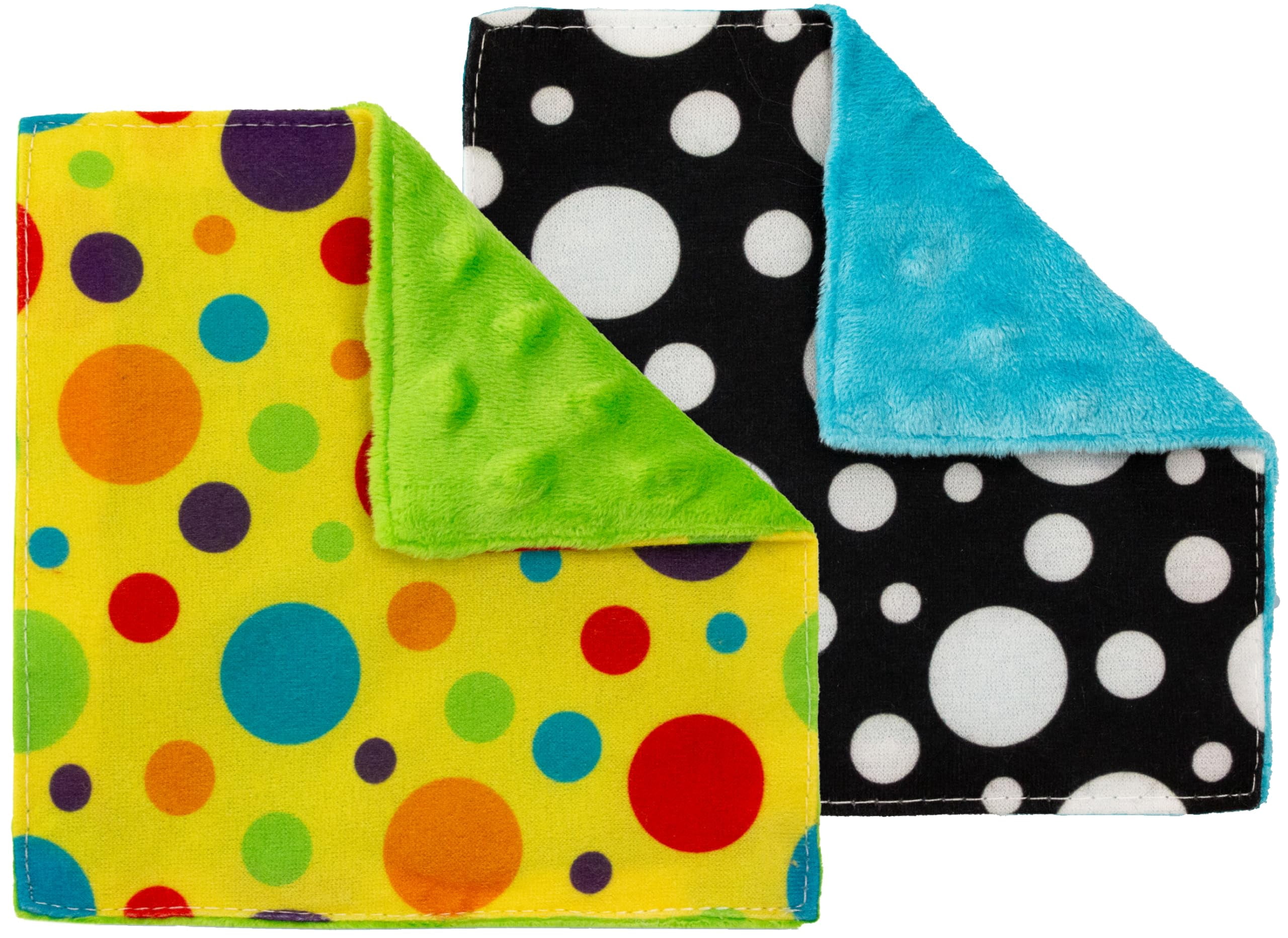 Crinkle Squares Baby Toys, 6 Inch X 6 Inch, Dots, 2 Pack - Walmart.com