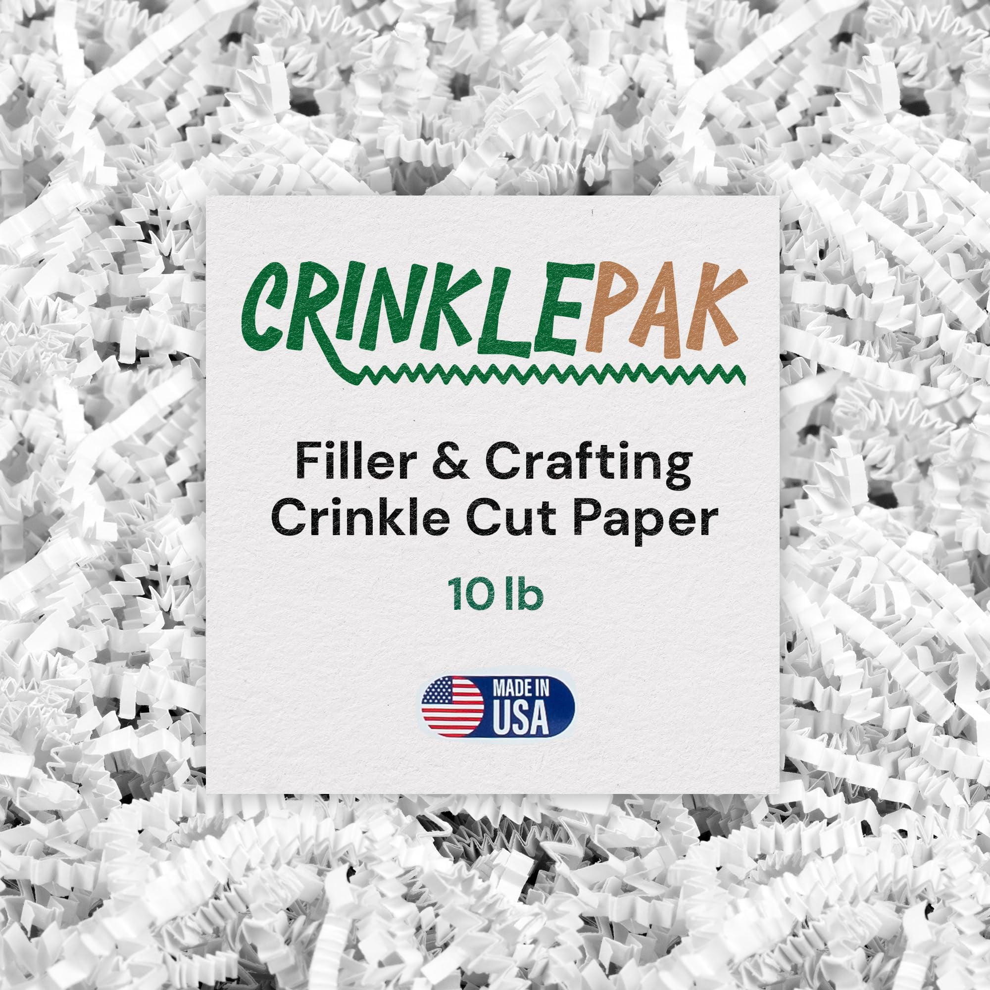 CrinklePak 10 LB USA JKF25 Made crinkle paper Paper Shred Filler for ...