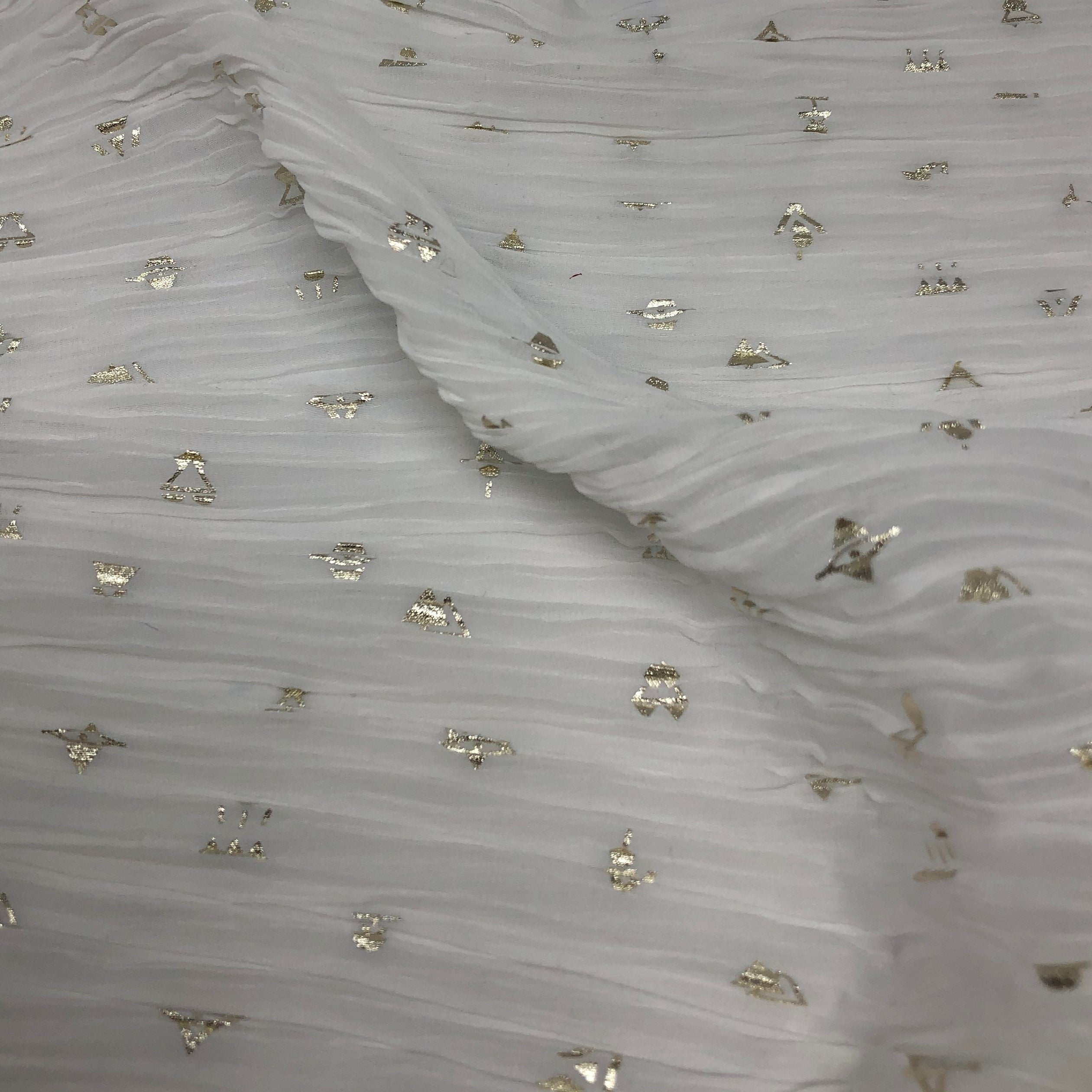 Crinkled Crepe Metallic Gold Foil - Walmart.com