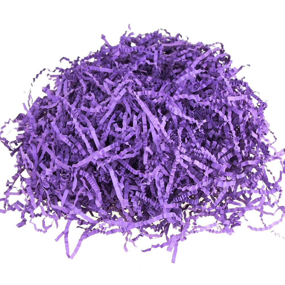 Crinkled Paper Shreds Packaging, 2-Ounces, Purple - Walmart.com