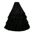 Crinoline Petticoat Polyester MultiLayer Short Half Slip Underskirt for ...