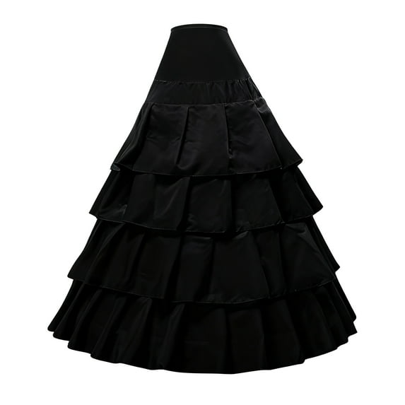 Crinoline Petticoat Polyester MultiLayer Short Half Slip Underskirt for ...