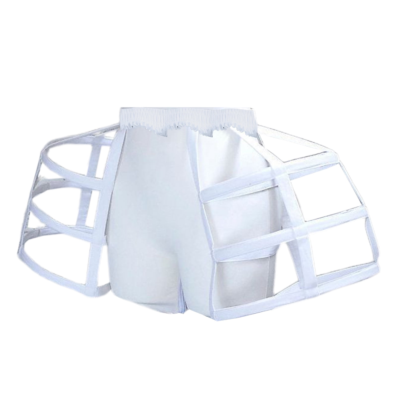 Crinoline Underskirt Petticoat Cage 3-Hoop for Women Girls Bridal Dress ...