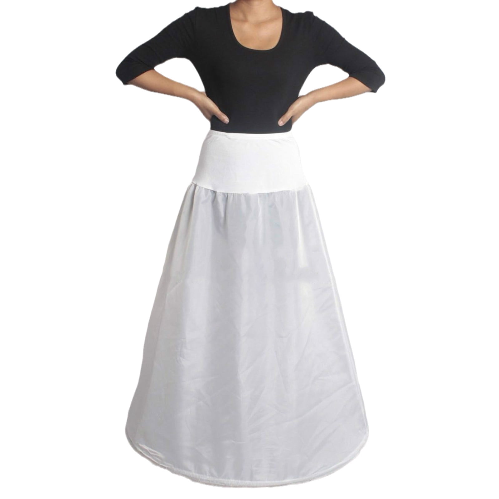 Crinoline Underskirt Petticoat Floor Length for Women Bridal Dress ...