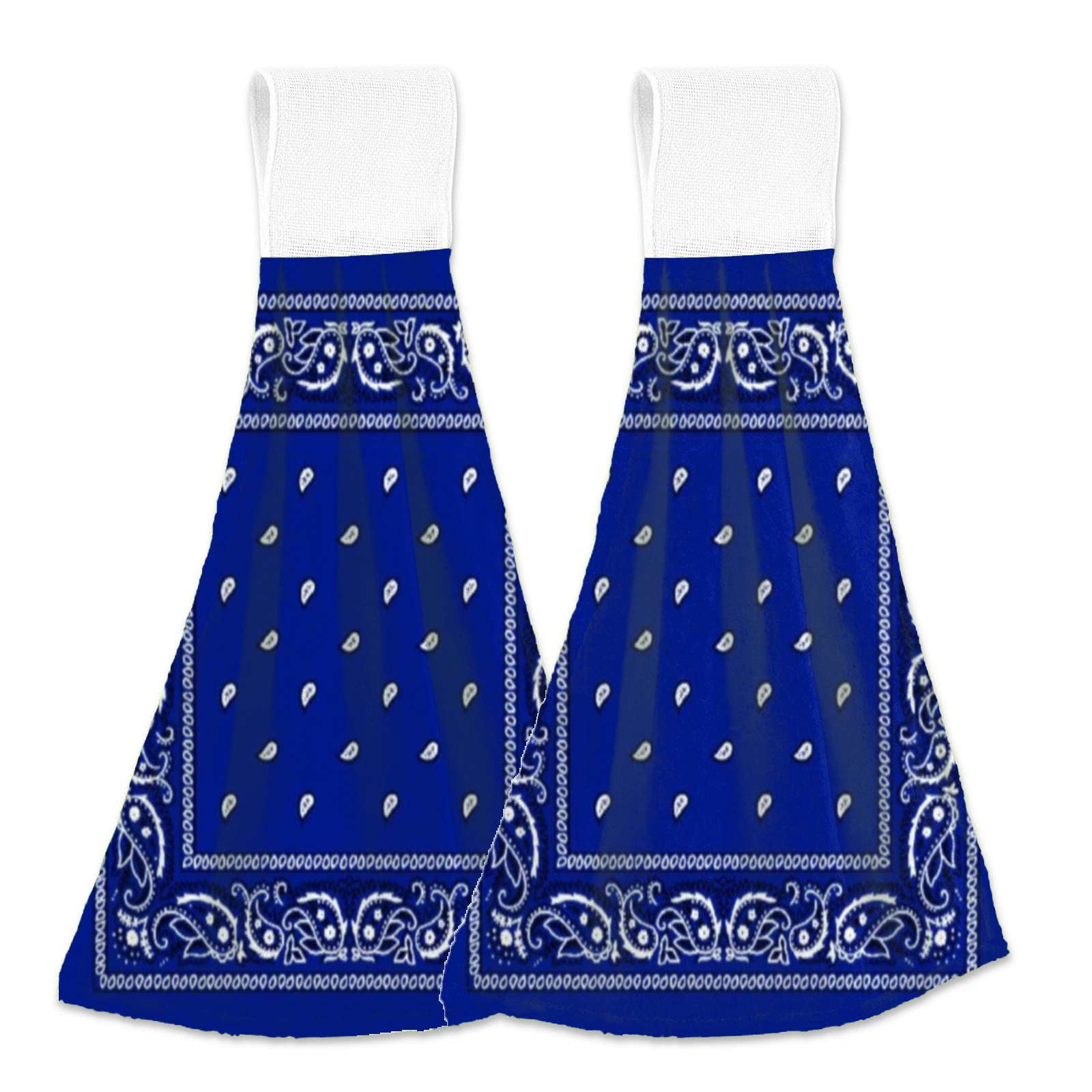 Crip Hanging Kitchen Hand Towels Sets with Loop Hand Towels Kitchen Tie ...