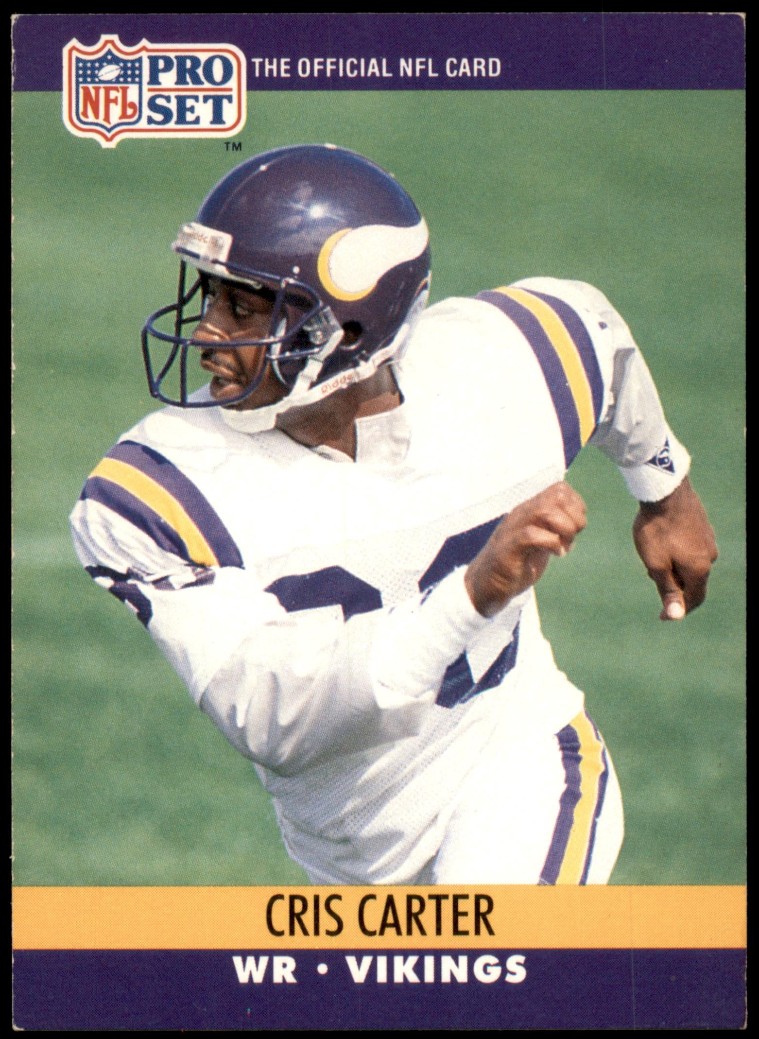 Cris Carter #571 1990 Pro Set - Walmart.com