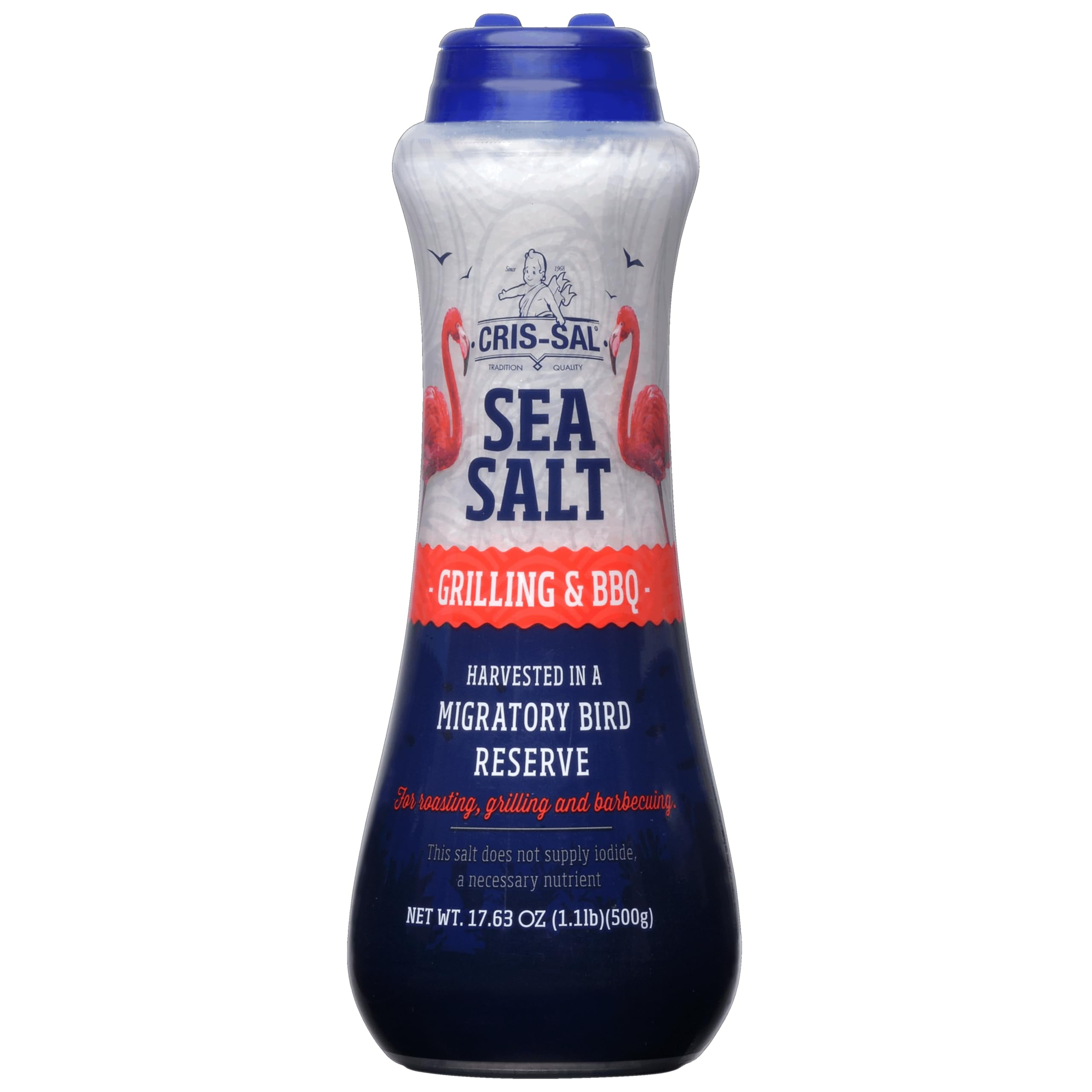 Cris-Sal Gourmet Grilling Sea KEF28 Salt, Coarse Diamond Crystal Full ...
