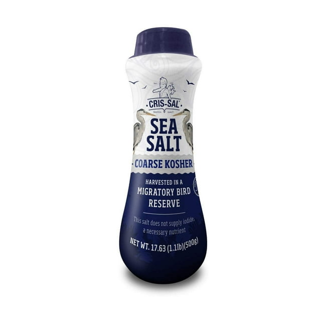 Cris-Sal Gourmet Kosher Sea IRF13 Salt, Coarse Diamond Full Flavor ...