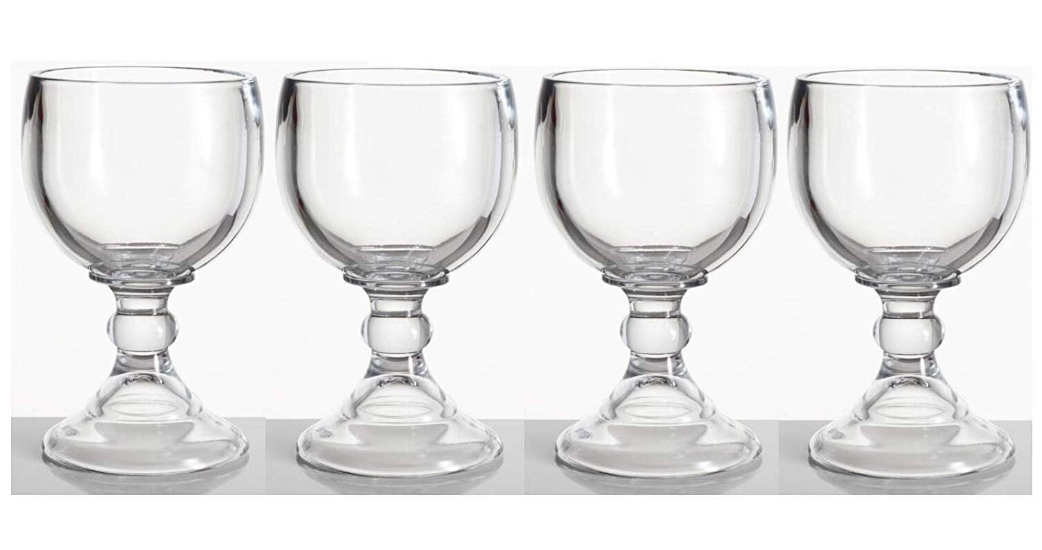 "Made in Mexico Large Drinking Glassware Set - 4 Shrimp Cocktail ...