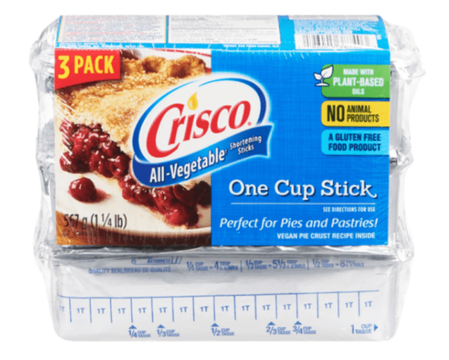 Crisco All Vegetable 3 Pack Shortening 567g - Walmart.com