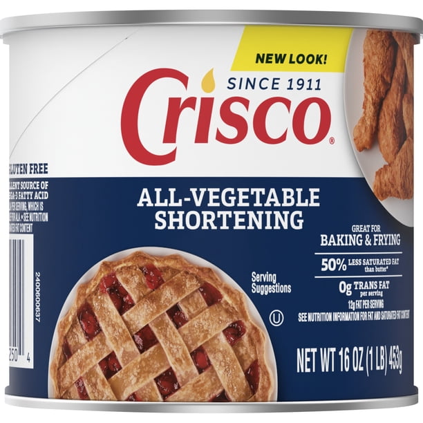 Crisco All-Vegetable Shortening, 16 oz - Walmart Business Supplies