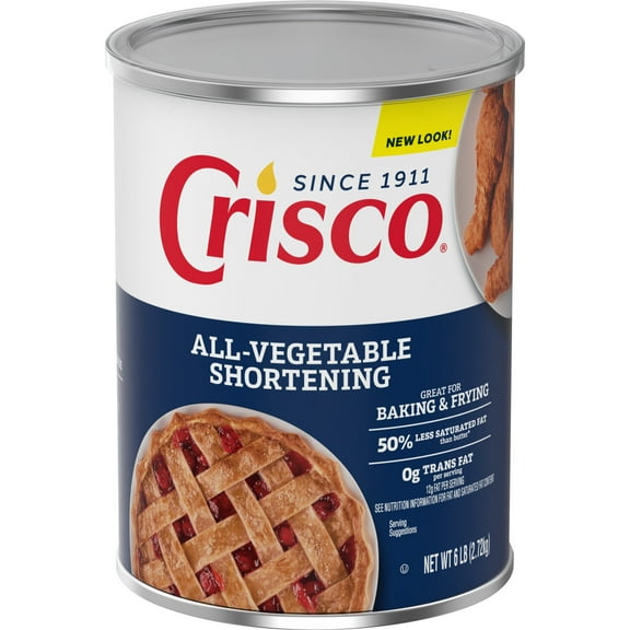Crisco All-Vegetable Shortening 48 oz for Regular Cooking & Baking with ...
