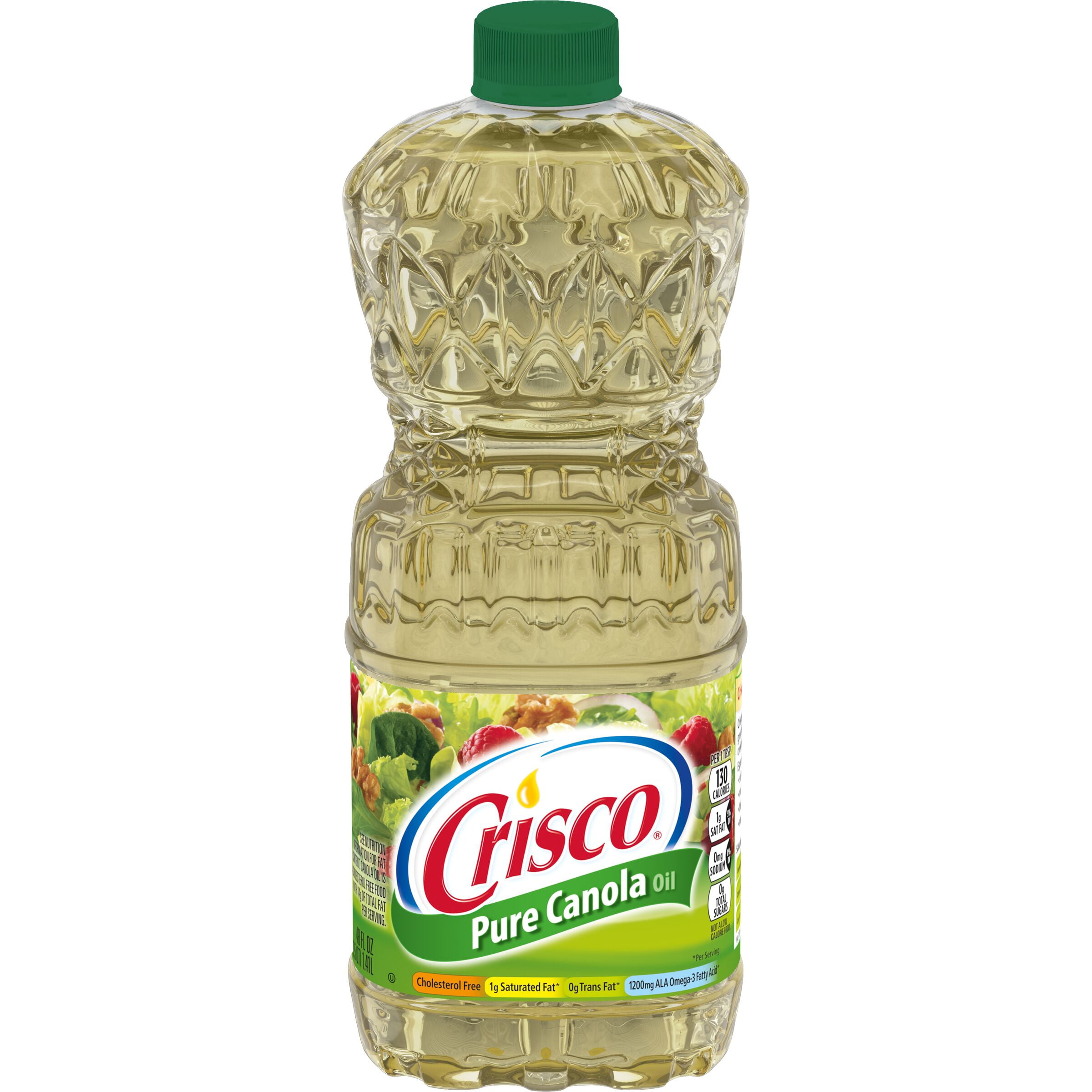 Crisco Pure Canola Oil, 48 Fluid Ounces, 0g Trans Fat Per Serving ...