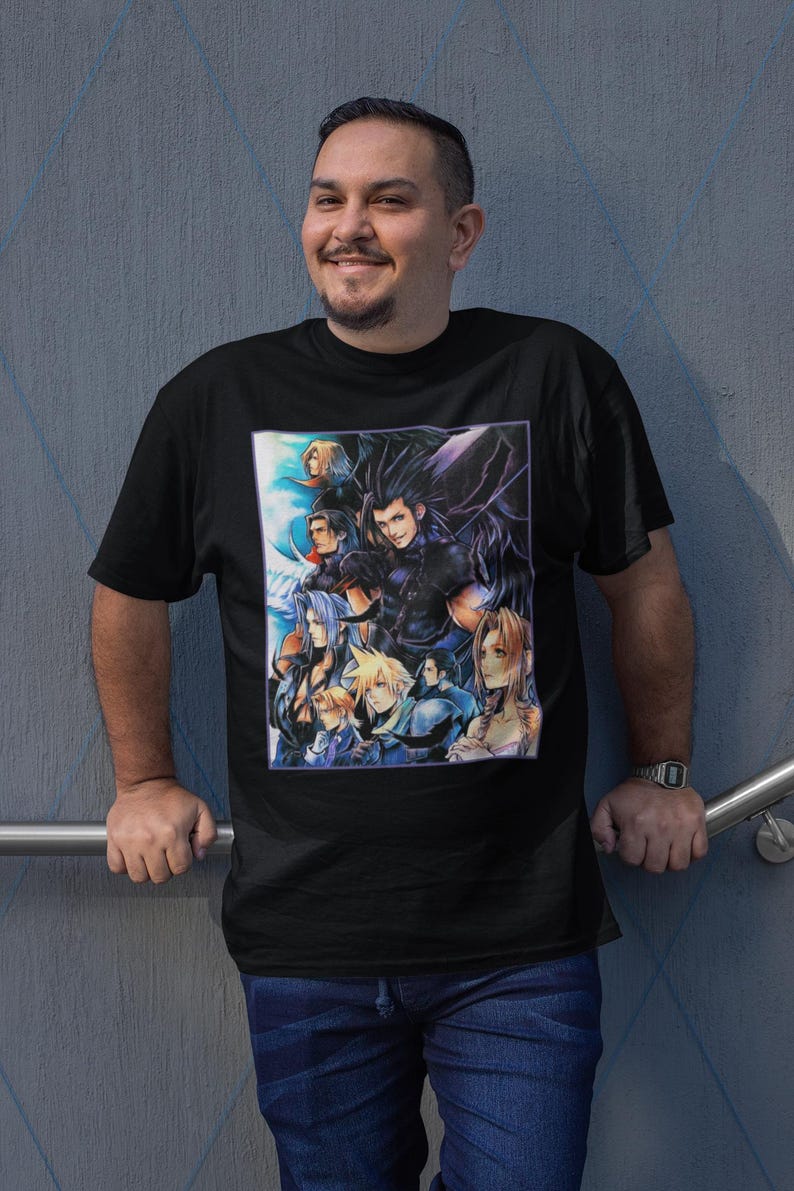 Crisis Core FF7 VII Cover Art Premium Unisex T-shirt | Exclusive ...