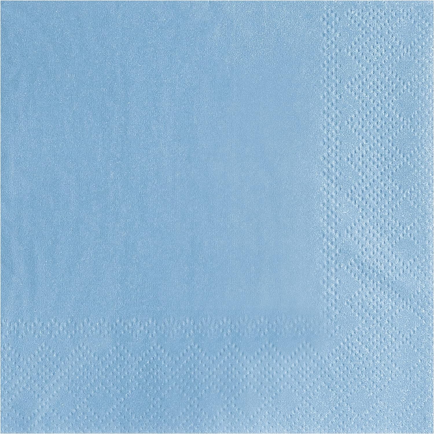 Crisky Disposable Dusty Blue Cocktail Napkins Paper for Wedding ...