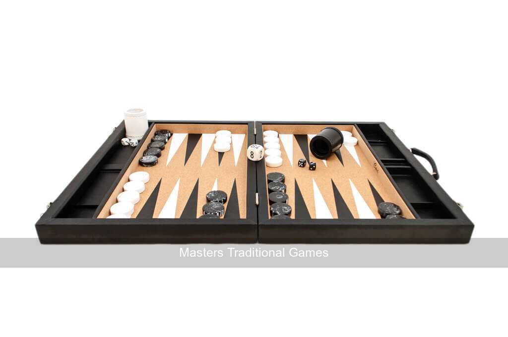 Crisloid Classic Black 21-inch Tournament AttachÃ© Backgammon Set ...