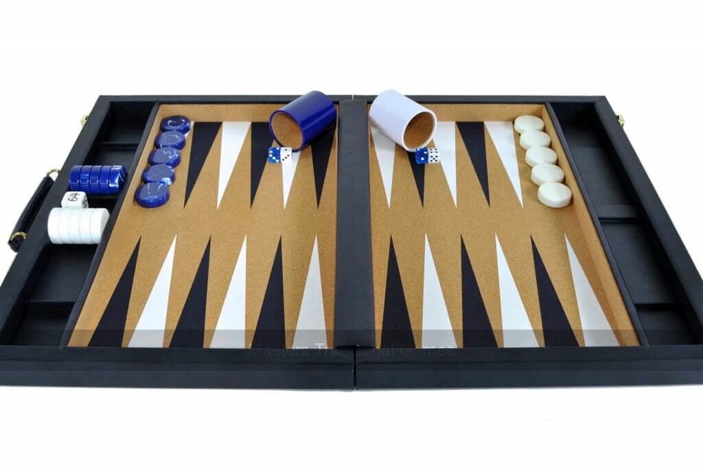 Crisloid Classic Blue Champion AttachÃ© 19-inch Backgammon Set ...