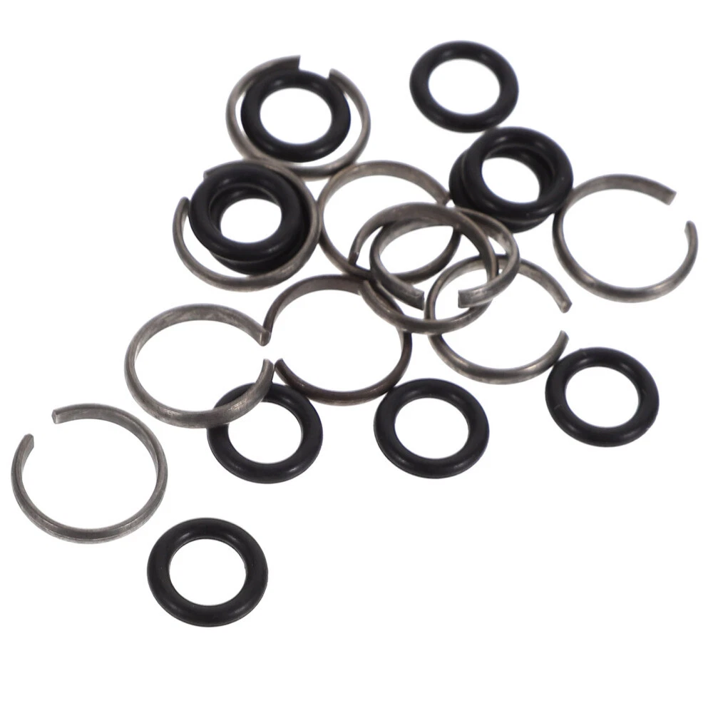 Crisp - 10 Sets Rubber Rings Wrench Ring Replacement Ring Clip Impact ...