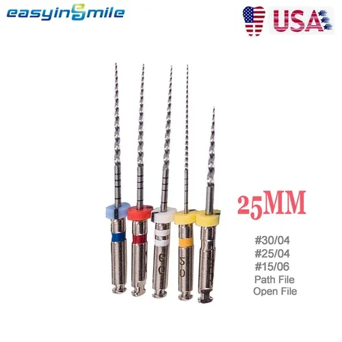 Crisp - 25Mm Easyinsmile X3 Dental Endo Rotary Files Niti Engine File ...