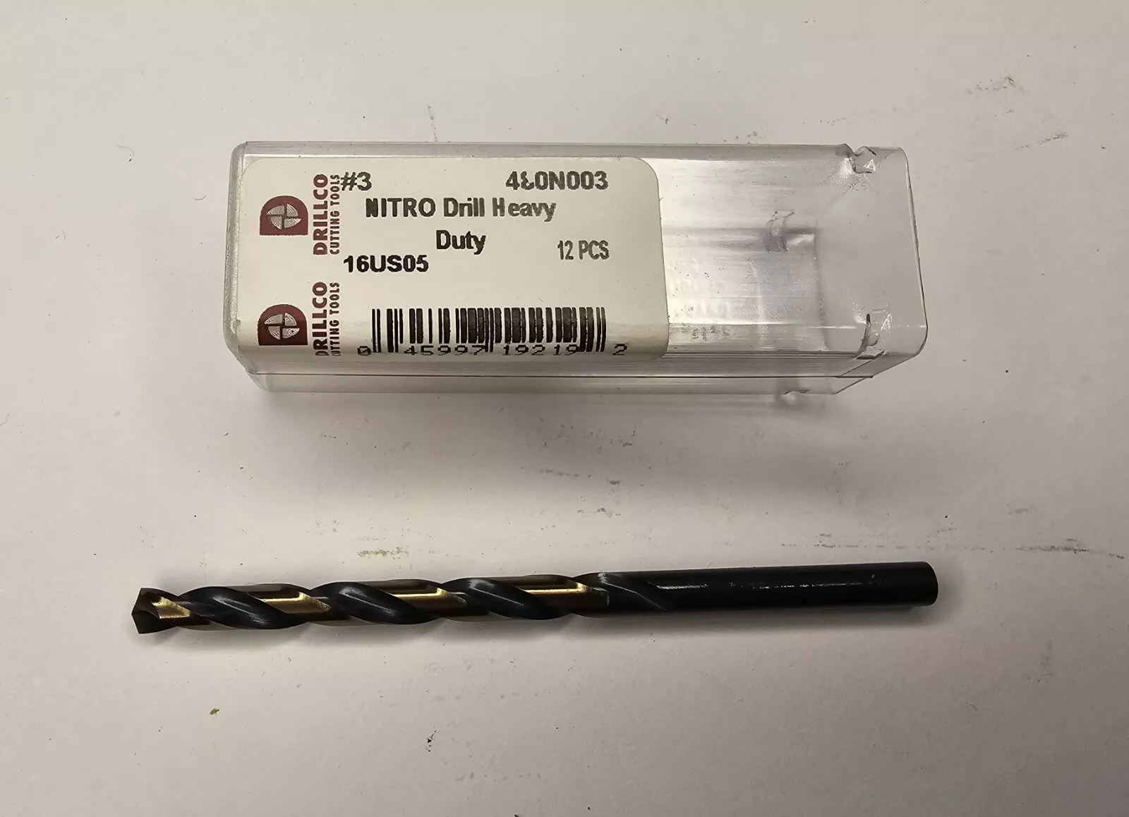 Crisp - #3 Drill Bit 2 Flute 3.75" Oal Cutter 2" Loc Nitro Drill Heavy New Drillco - Walmart.com