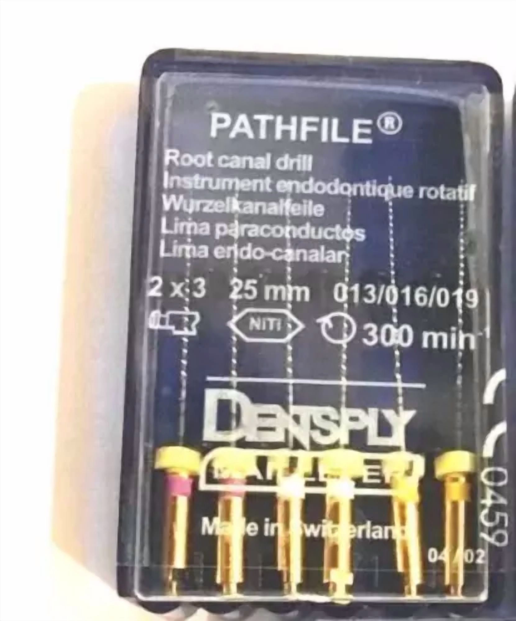 Crisp - Dentsply Pathfile Root Canal Rotary Dental Files 1 X 6 File ...