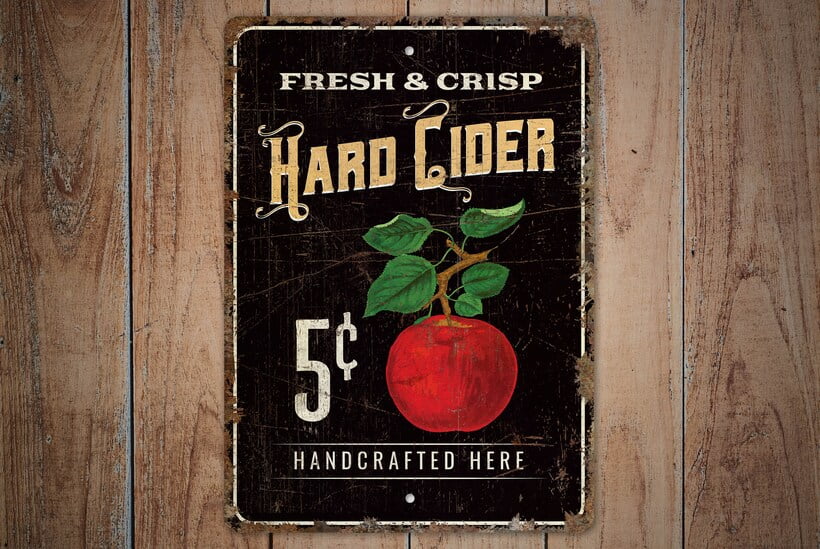 Crisp Hard Cider Hard Cider Sign Hard Cider Decor Fresh And Hard Cider ...