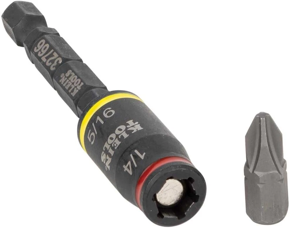 Crisp - Klein Tools 32766 3-In-1 Impact Flip Socket, 1/4-Inch, 5/16 ...