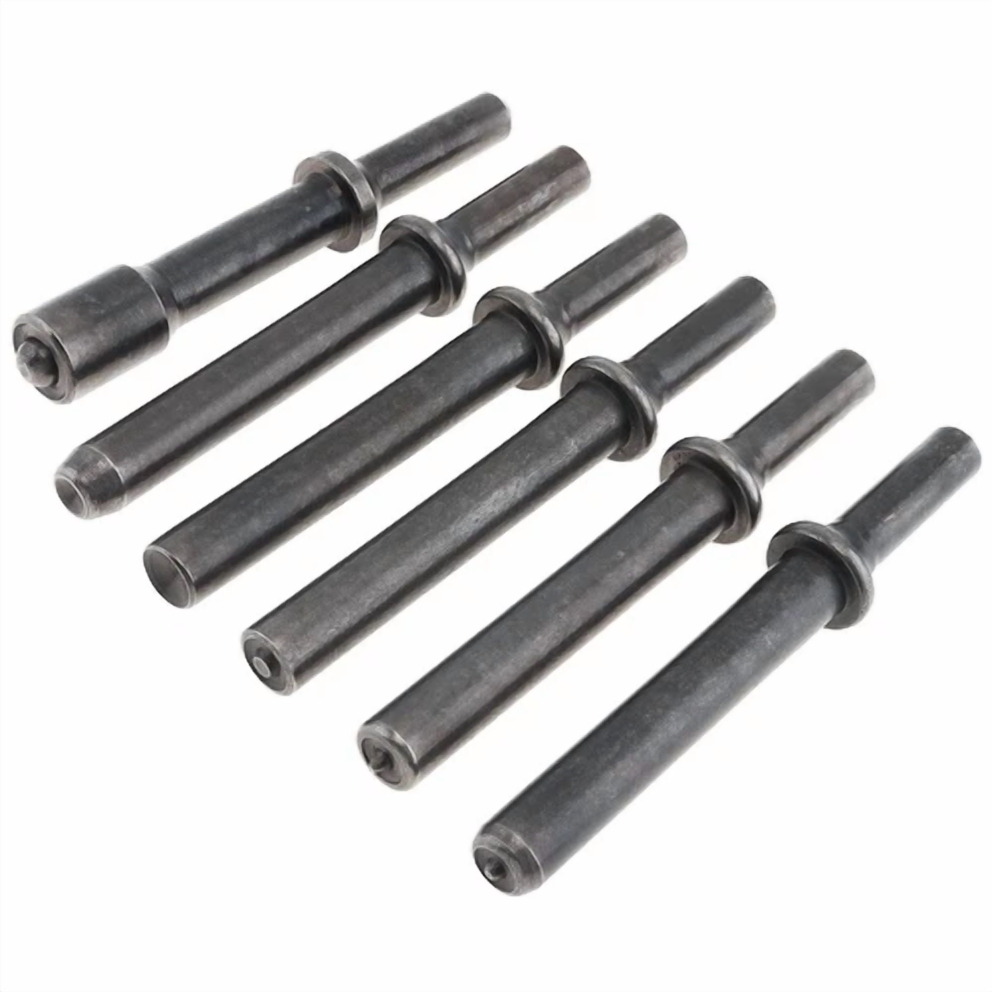 Crisp - New Set 6 Pcs Of Air Rivets 45 # Steel Solid Rivet Impact Head ...