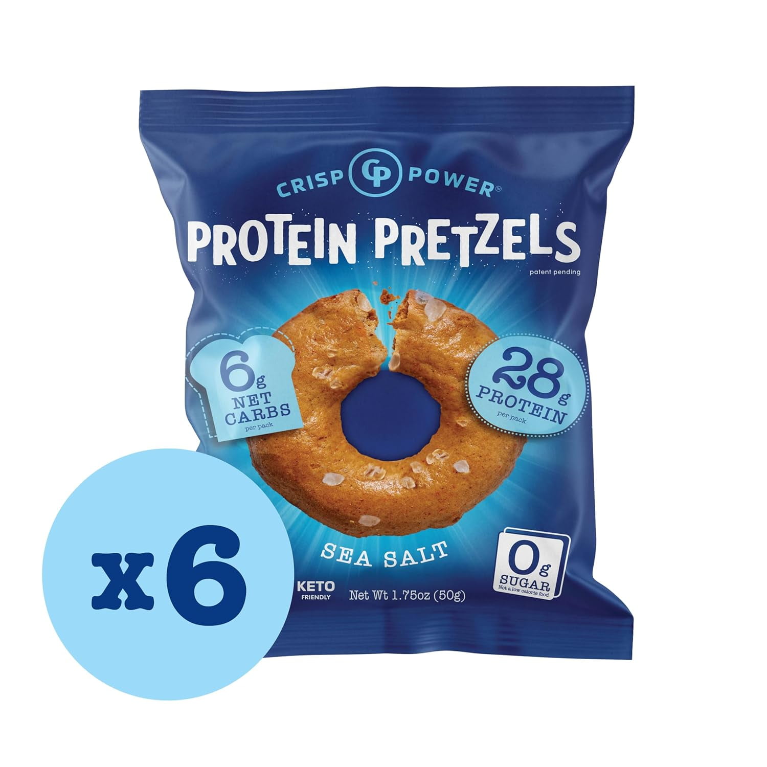 Crisp Power - Protein Pretzels - Walmart Business Supplies