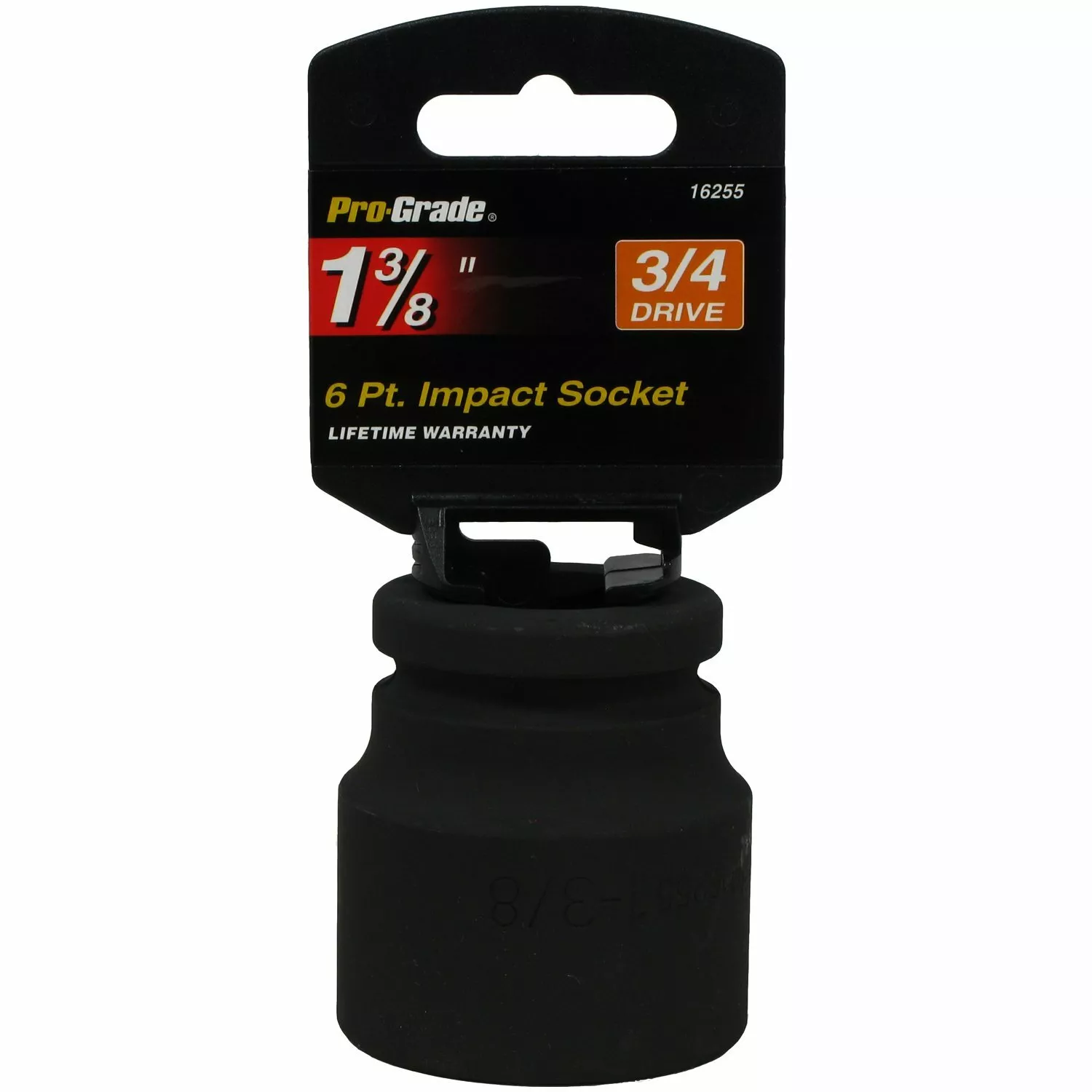 Crisp - Pro-Grade 16255 3/4-Inch Drive 6 Point 1-3/8-Inch Shallow ...