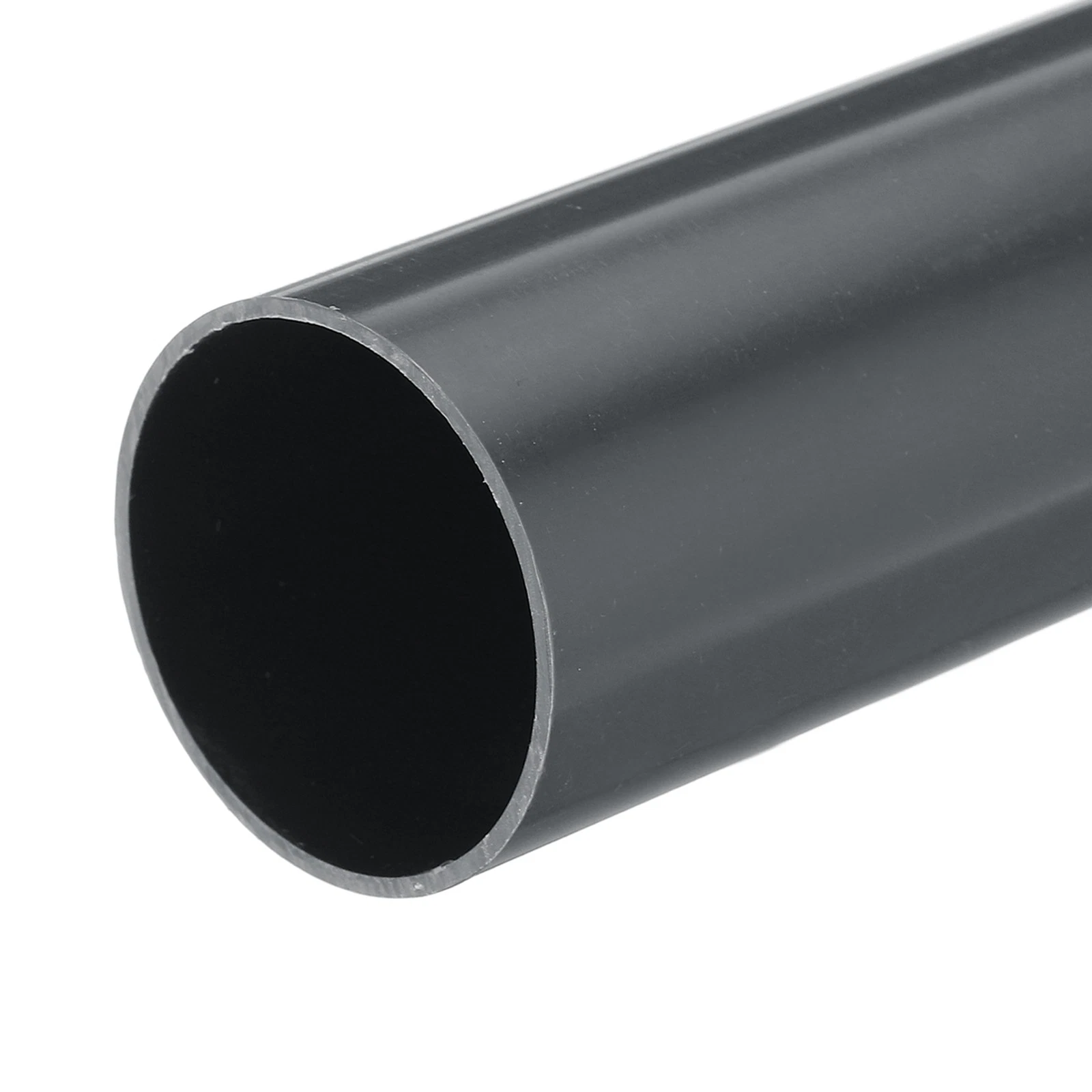 Crisp - Pvc Rigid Round Pipe 54.7Mm Id 60Mm Od 330Mm Dark Grey High ...