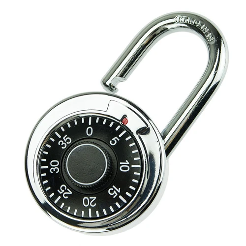 Crisp - Rotary Digit Combination Padlock Round Dial Number Code Lock ...