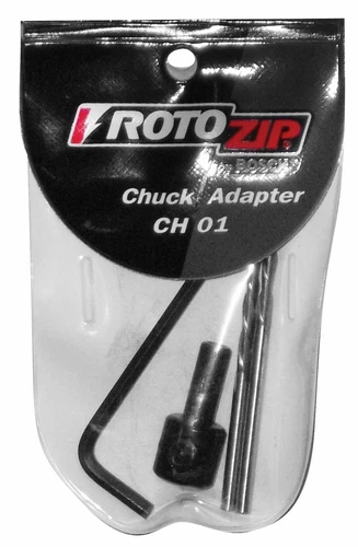 Crisp - Roto Zip 1 8 To 1 4 Chuck Adapter Kit With Hex Key And 2 Rotary ...