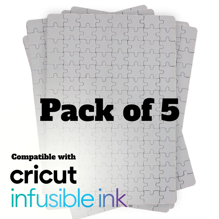 Crisp - Sublimation Jigsaw Puzzle Blanks Heat Press Transfer Custom Puzzle A4 - 5 Pk - Walmart.com