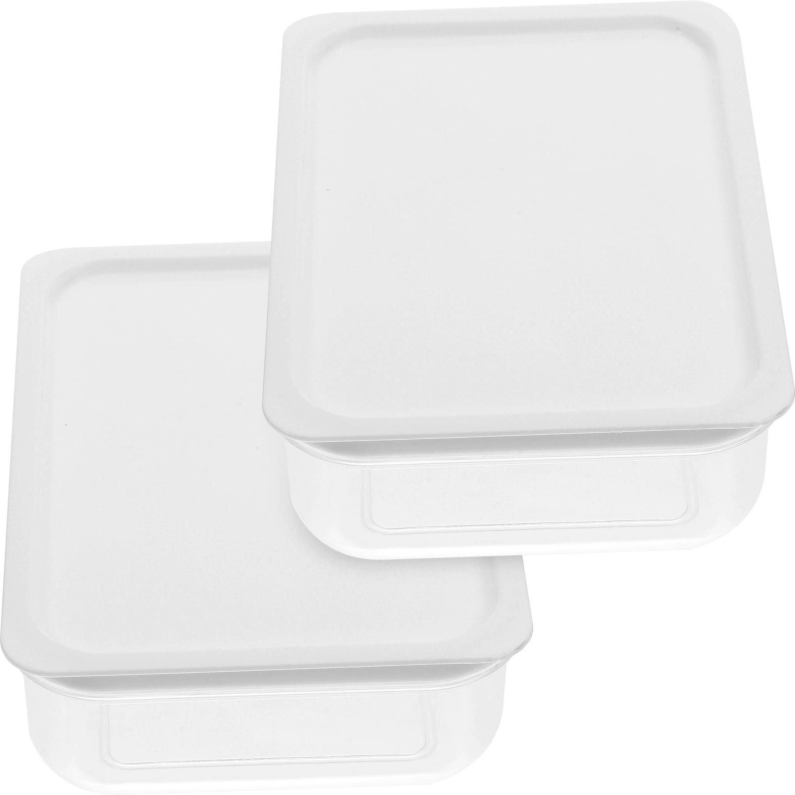 ifundom Clear Rectangular Fridge Storage Containers Stackable Food ...