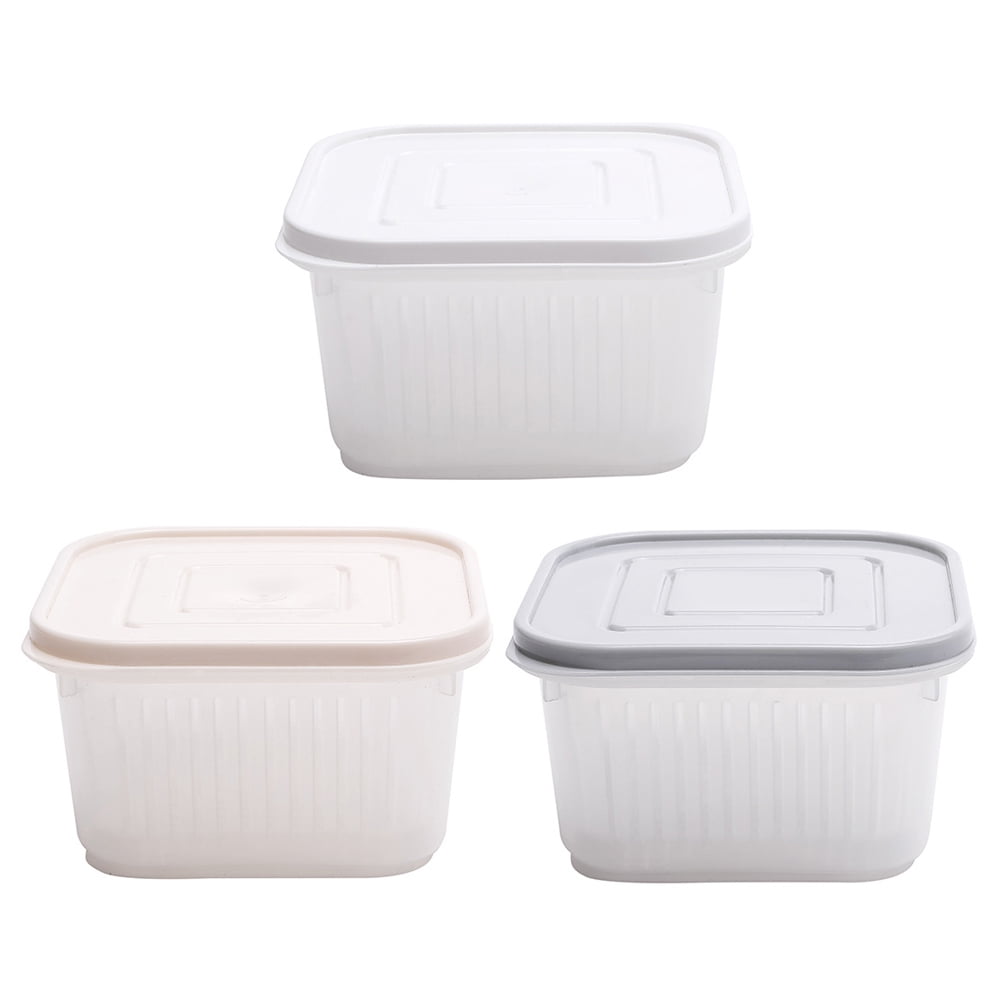 Crisper Fruit Containers Plastic Fridge Refrigerator Home Organization ...