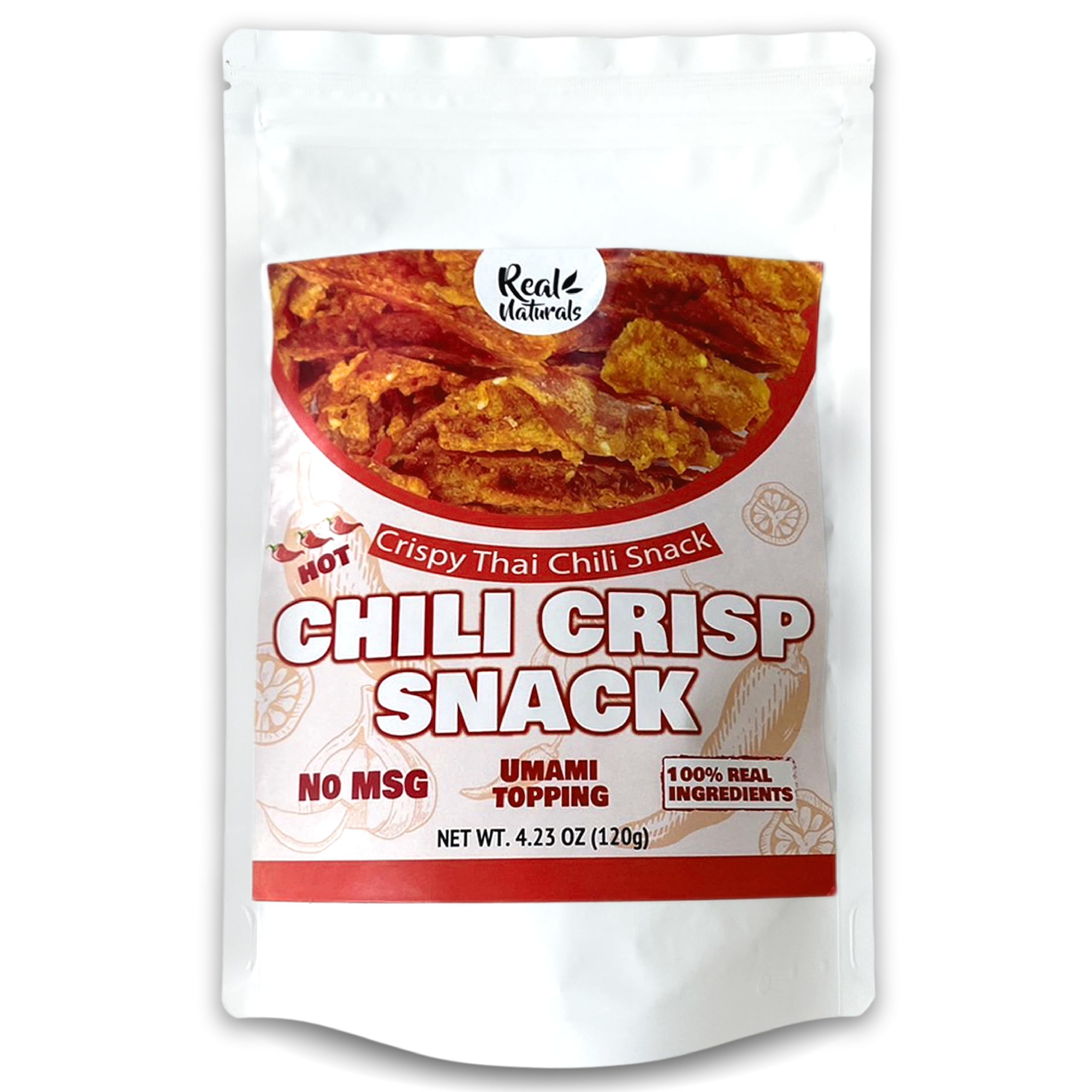 Crispy Chili Snack (4.23 CM31 Oz) No oil chili crisps deliciously light ...