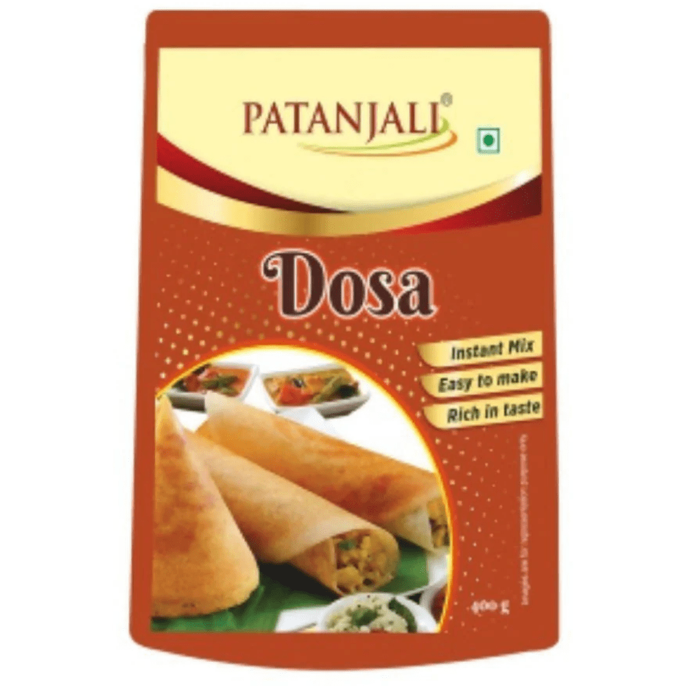 Crispy Dosas Made Easy: Patanjali Dosa Instant Mix, 14.1 oz (400 g ...
