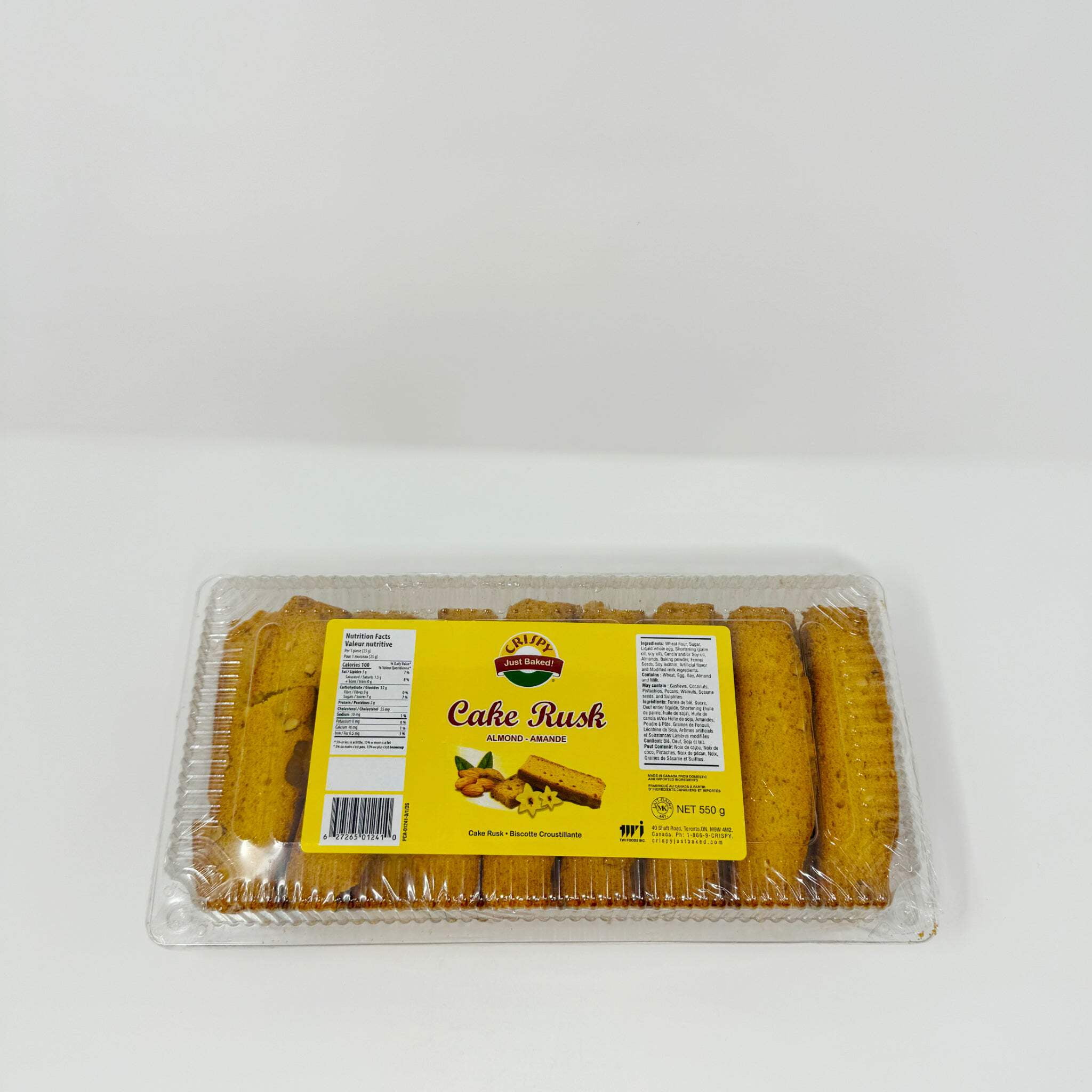 Crispy Eggless-Cake Rusk 550g - Walmart.com