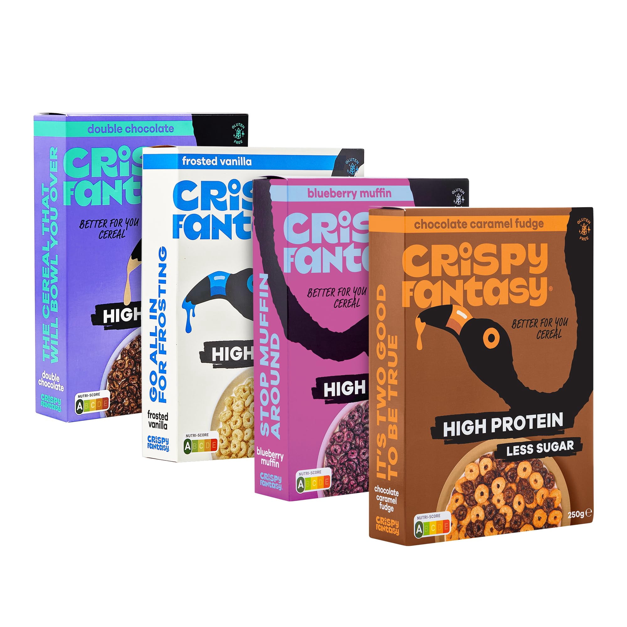Crispy Fantasy High Protein Cereal, Limited SMREdition Variety Vegan ...