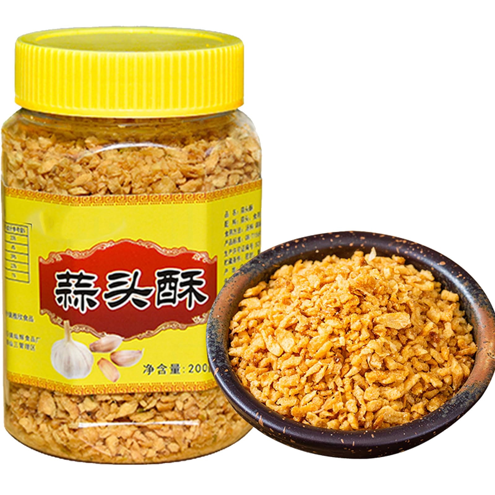 Crispy Fried Garlic 7.05oz/200g，garlic YPF5 bread seasoning，crispy ...