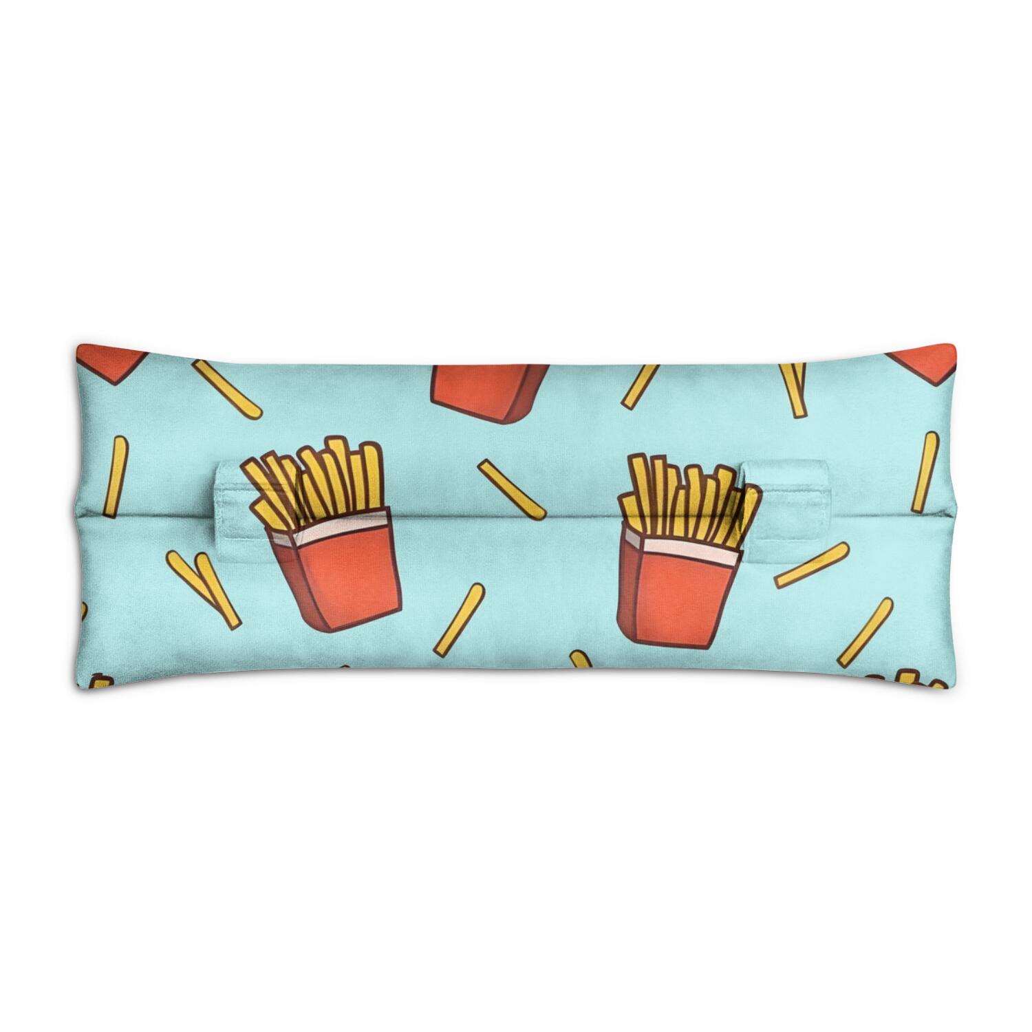 Crispy Fries Seat Belt Pillow - Tasty Design for French Fries Lovers ...