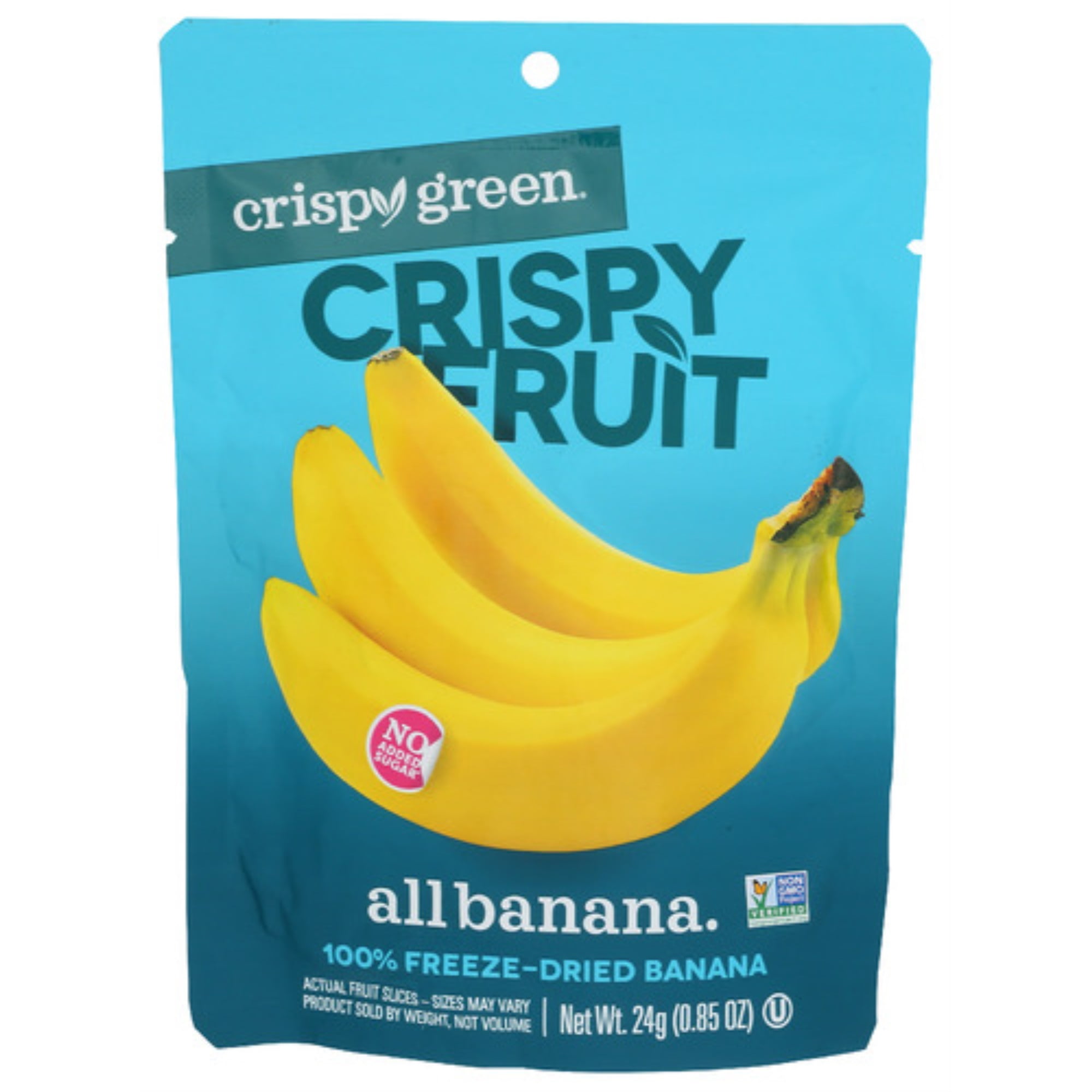 Crispy Green Banana Dried Single-Serve Snack, 0.85 oz, Pack of 12 ...