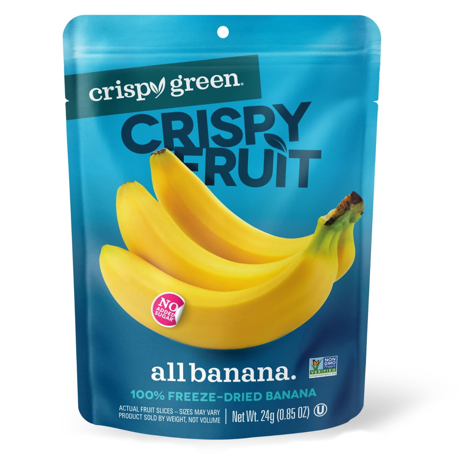 Crispy Green Natural Freeze-Dried BCF26 Fruit, Banana Single-Serve, No ...
